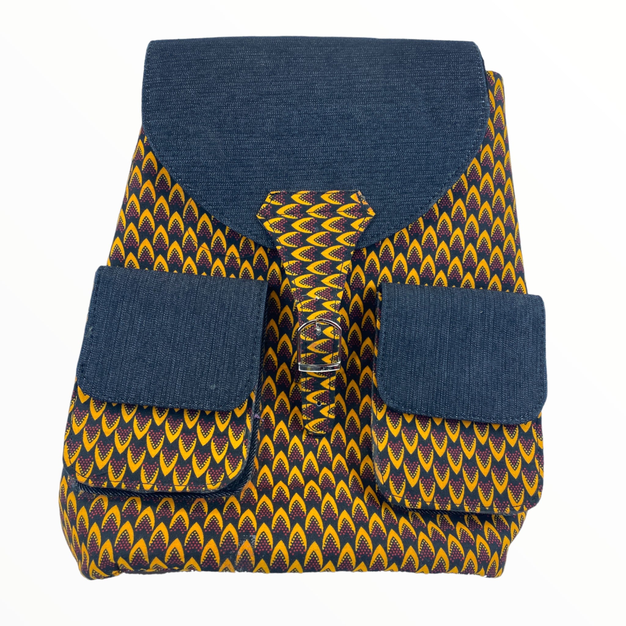 Ankara Backpack (Blue Gold)