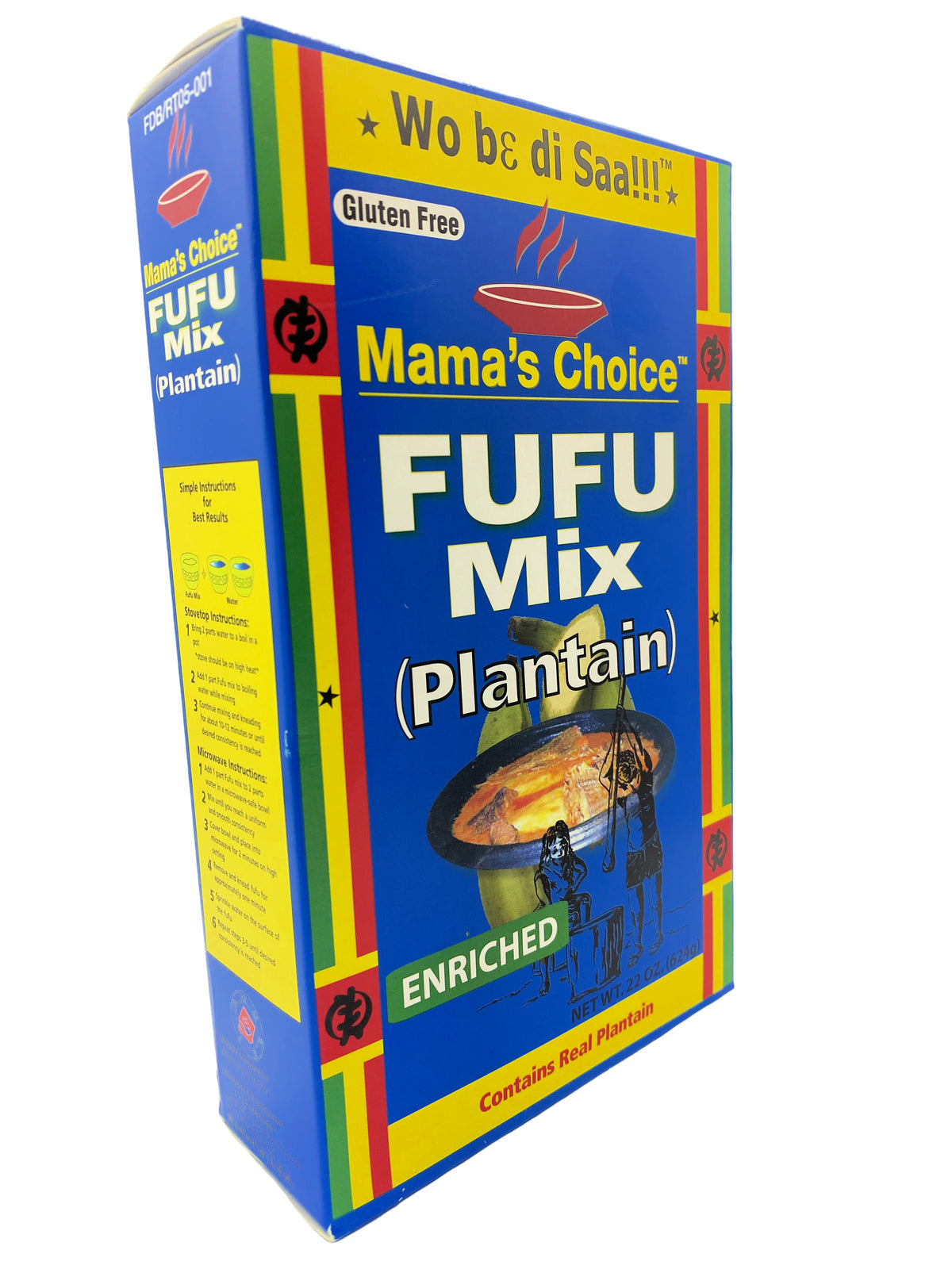 Mama's Choice Plantain Fufu Flour Mix