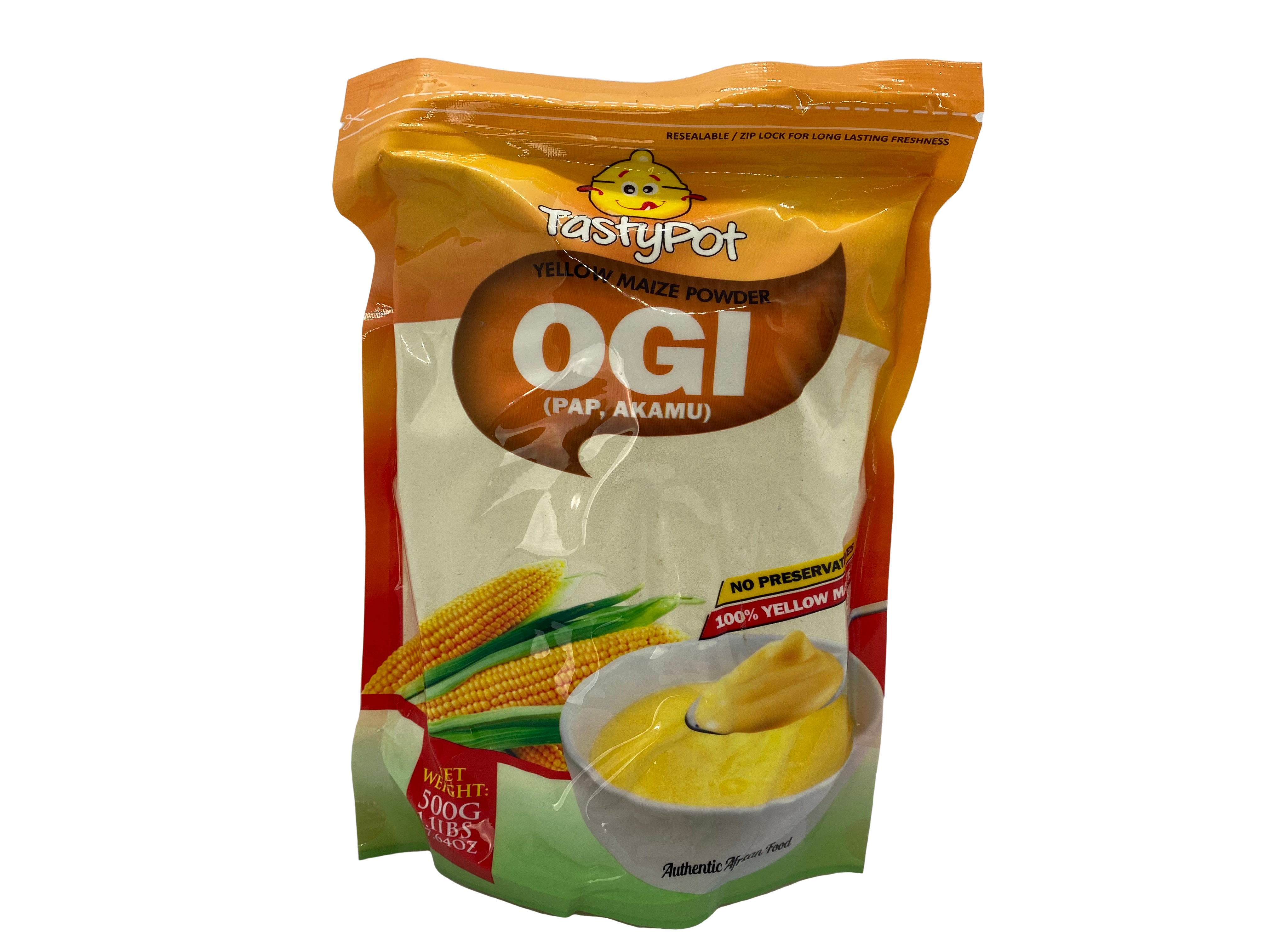 TastyPot - Ogi/Pap/Akamu (Yellow Maize)